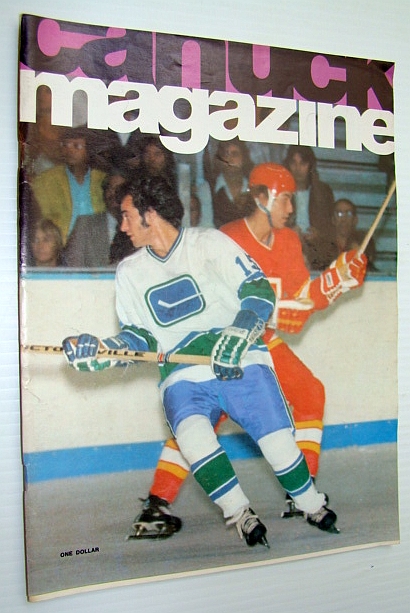Vancouver Canuck Magazine, October 29, 1974 - Colour Cover Photo of ...