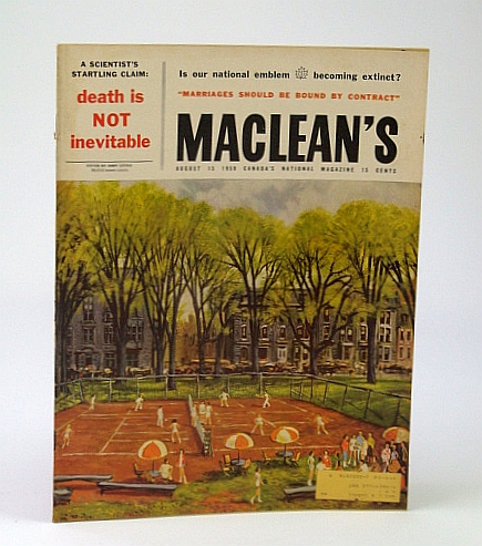 Maclean's - Canada's National Magazine, 16 January (Jan.) 1960: Anthony ...