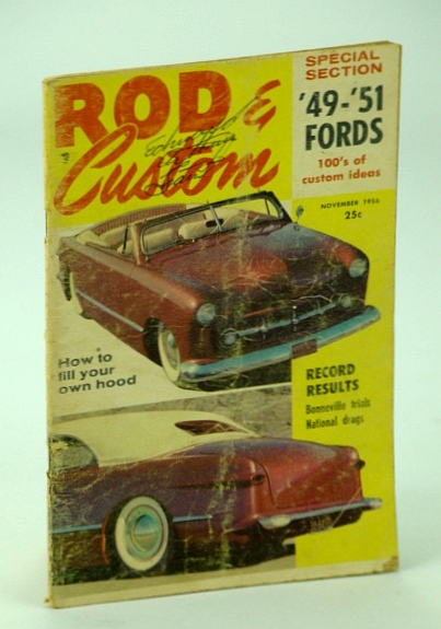 Rod & Custom Magazine, November (Nov.) 1956: Cover Photo of Roger ...