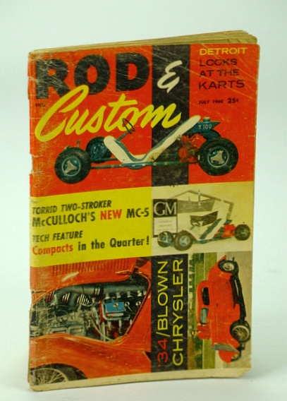 Rod & Custom Magazine, July 1960 - Special Go-Kart Issue with Many Ads