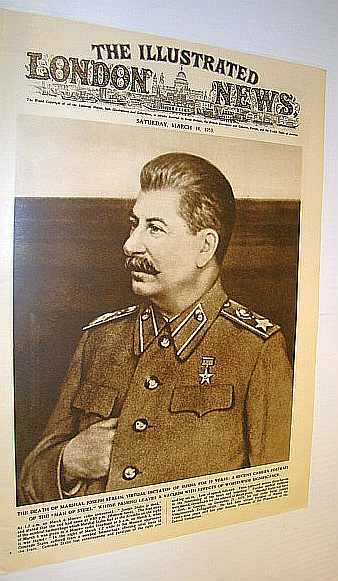 The Illustrated London News (ILN) Magazine, 14 March 1953 - Death of Stalin
