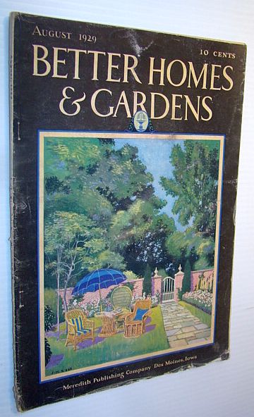 Better Homes and Gardens Magazine, August 1929 - Madame Galli-Curci and ...