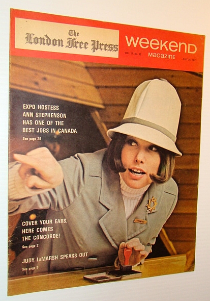 Weekend Magazine, 18 May 1968 - Mary Lou Collins Cover Photo