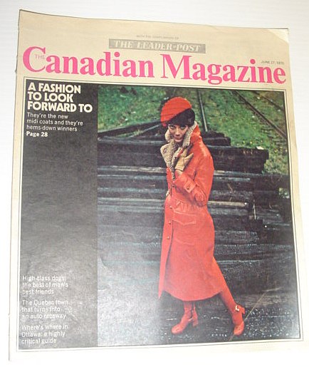 The Canadian Magazine, 27 June 1970 *COVER PHOTO OF A NEW MIDI COAT*