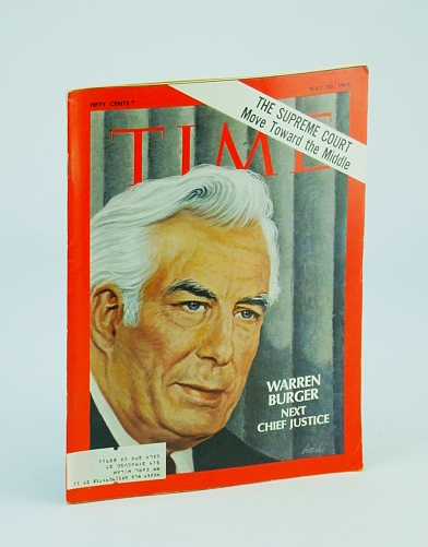 Time Magazine, May 30, 1969 - Warren Burger Cover