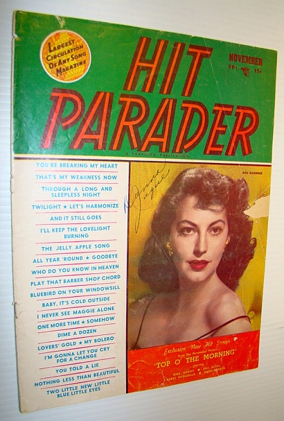 Hit Parader Magazine, November 1962 Vol. XXI No. 8