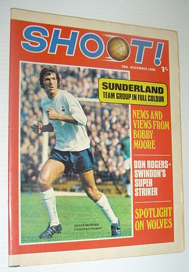 SHOOT! Soccer/Football Magazine, 29 November 1969 *SUNDERLAND TEAM ...