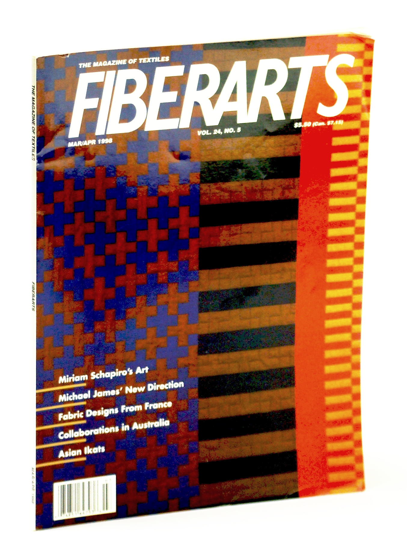 Fiberarts, The Magazine of Textiles, March / April (Mar. / Apr.) 1998 ...