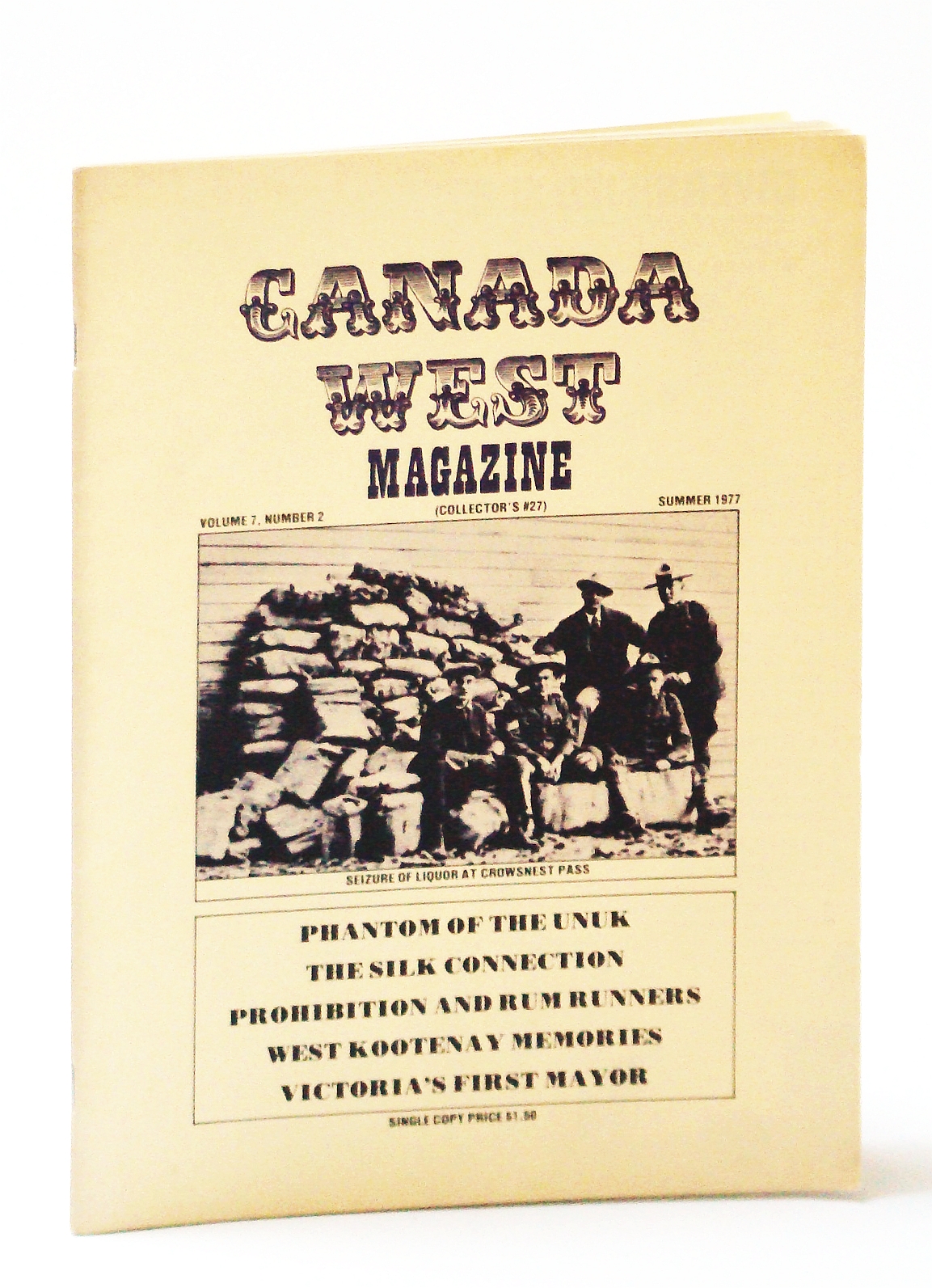 Canada West Magazine (Collector's #27, Volume 7, Number 2, Summer 1977