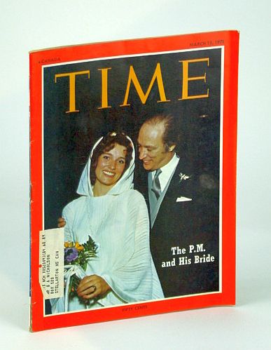 Time Magazine (Canadian Edition), March (Mar.) 15, 1971 - Wedding Photo ...