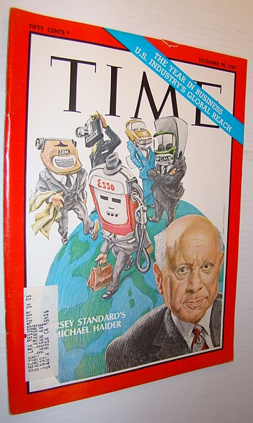 Time Magazine, December 29, 1967 - Cover Illustration of Jersey ...